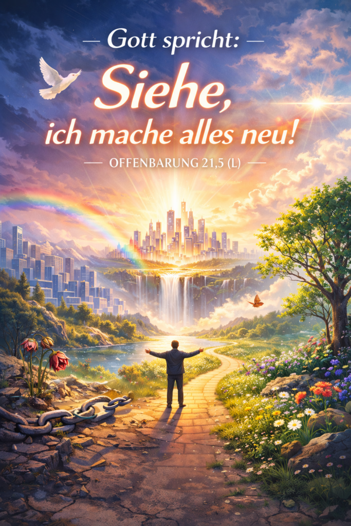 Jahreslosung 2026, „Gott spricht: Siehe, ich mache alles neu ...